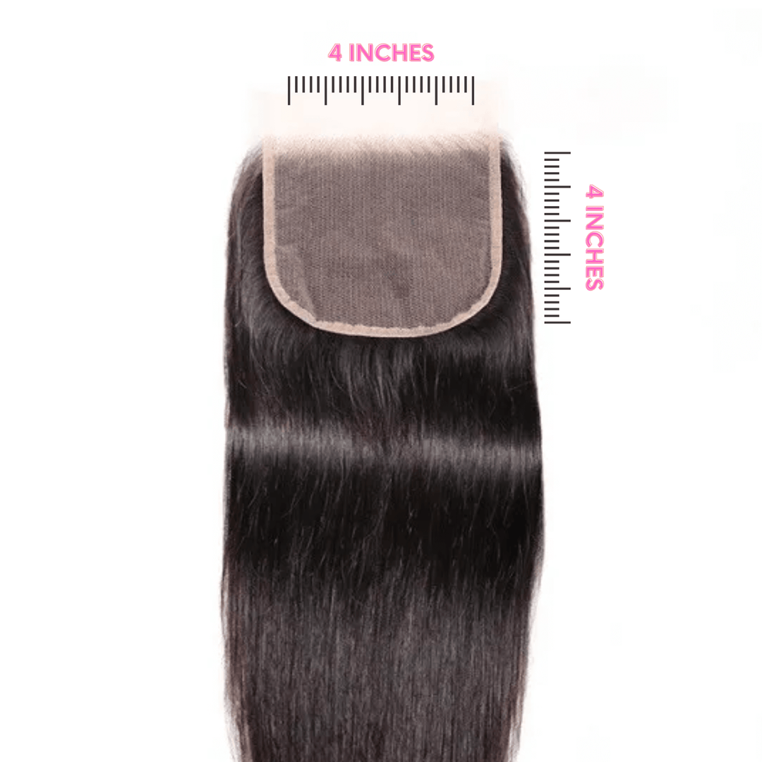 4X4 HD Lace Closure - 100% Virgin Hair